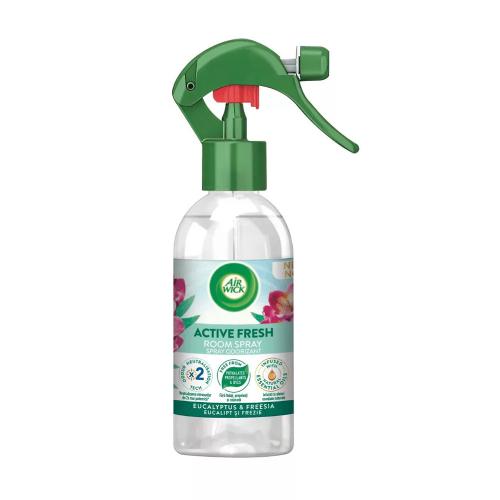 Air Wick Active Fresh légfrissítő spray Eukaliptusz és Frézi